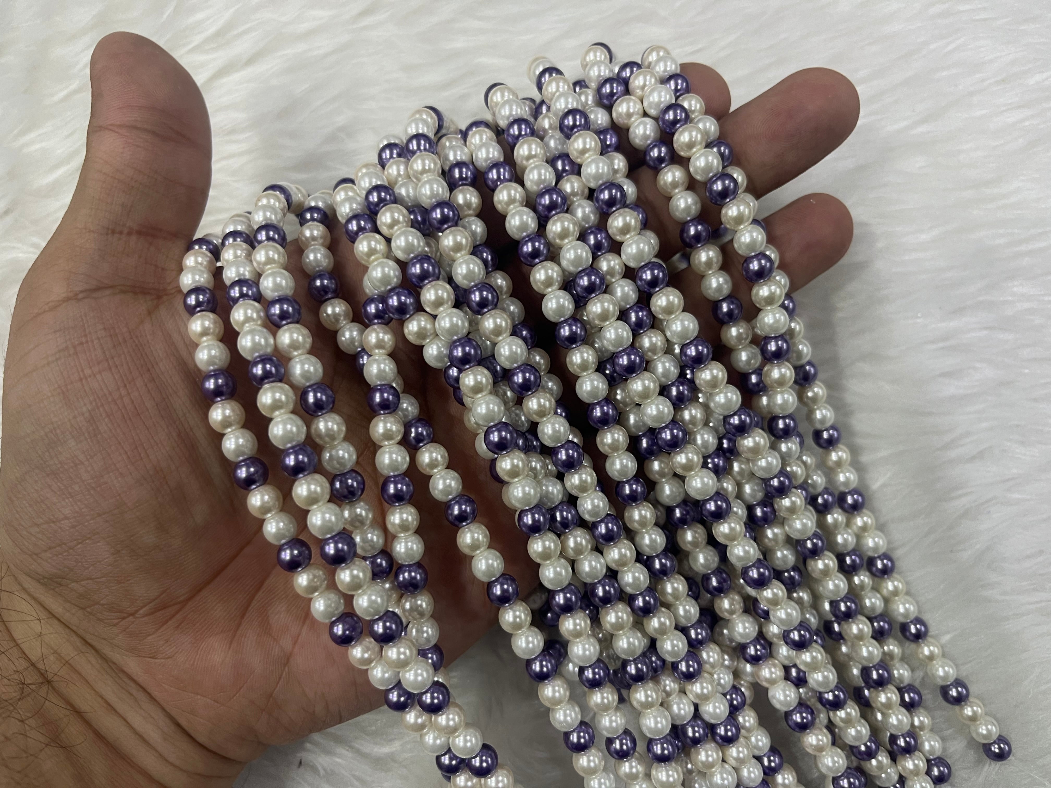 AAA Shell Pearls (6 mm) (Multicolour) – Art Grail